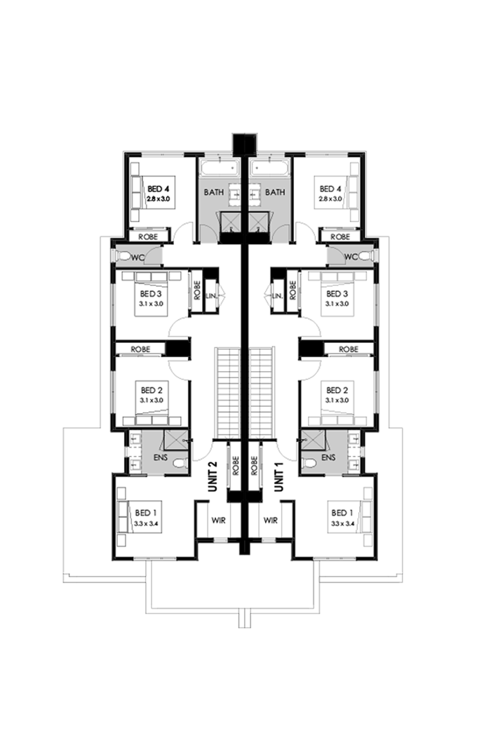 Dual Occupancy Floor Plans | Designs, Floor Plans & Prices - Spencer