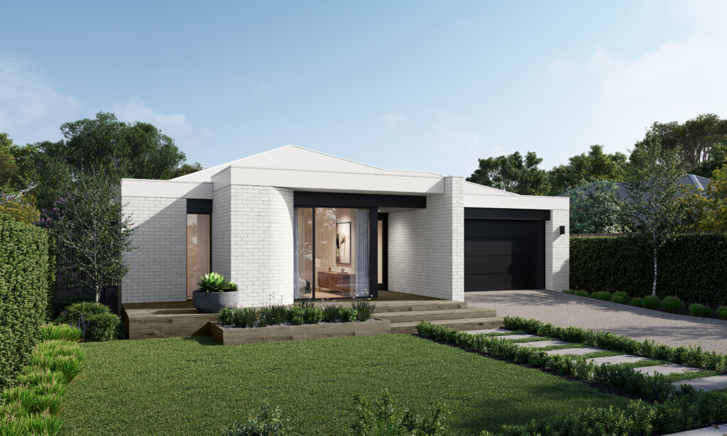 Discover modern brilliance in the new single-storey Arlo façade ...