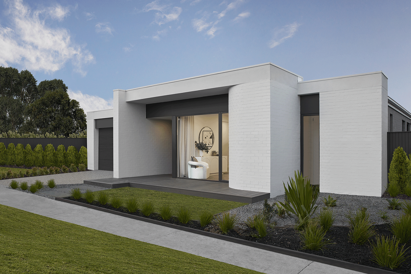 Discover modern brilliance in the new single-storey Arlo façade ...